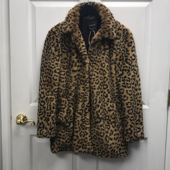 Zara | Jackets & Coats | Zara Faux Leopard Fur Jacket | Poshmark